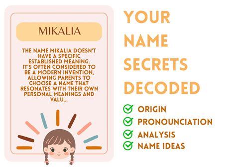 Mikalia Girl Name Meaning And Pronunciation
