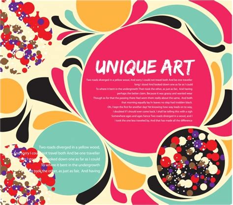 Abstract Background Colorful Classical Flat Decor Vectors Graphic Art