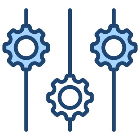 Control System Generic Blue Icon