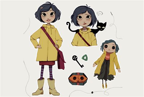 Coraline Character Design Drew Whipple Dwhipart Coraline Drawing