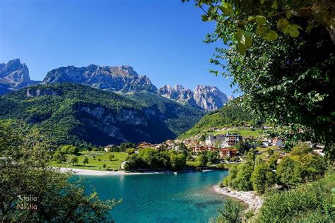 Molveno Most Beautiful Lake In Italy At The Foot Of The Brenta Dolomites