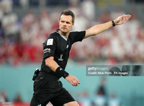 Match Referee Chris Beath During The Fifa World Cup Group C Match At