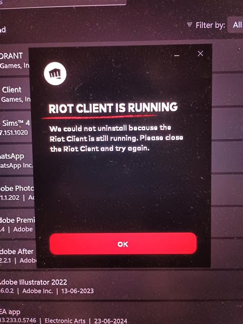 Not Able To Delete Valorant And Riot Client Rindiangamers