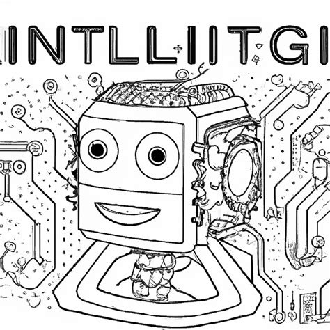 Inteligência Artificial Desenhos Para Colorir E Imprimir Grátis