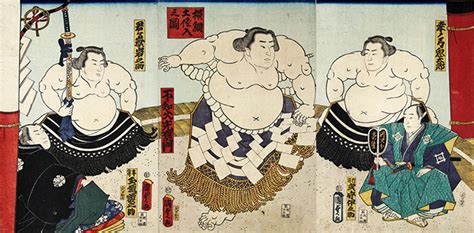 Sumo In Ukiyo E Metropolis Japan
