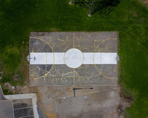 Victor Solomon Mends La Basketball Court Using Japanese Art Of Kintsugi