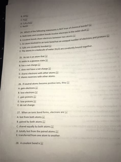 Solved D Variable E Theory 19 If An Element Has An Chegg Com