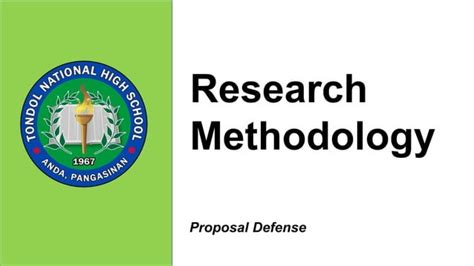 Research Proposal Defense Slide Presentation Template Pptx