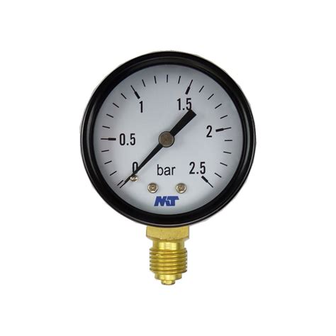 Manometer 50 mm unten 0 - 2,5 bar, 3,48