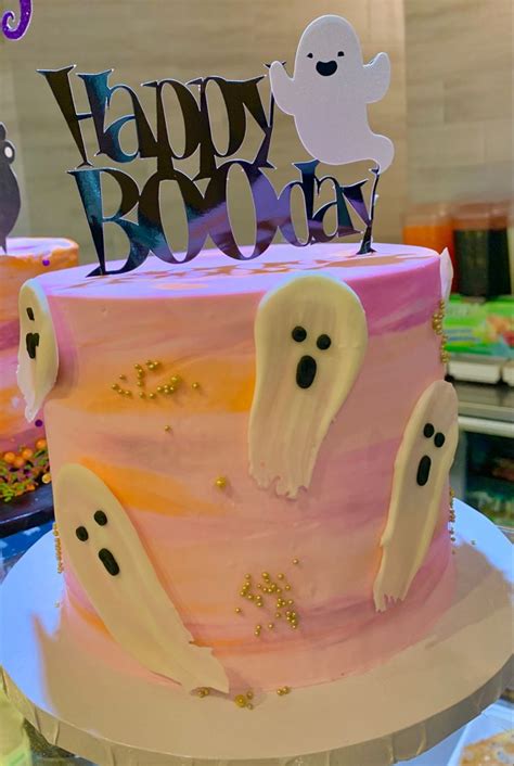 Spooky Ghost Cake For Birthdays