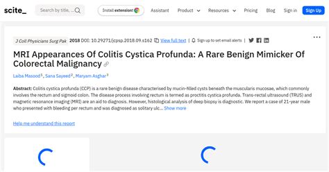 Mri Appearances Of Colitis Cystica Profunda A Rare Benign Mimicker Of
