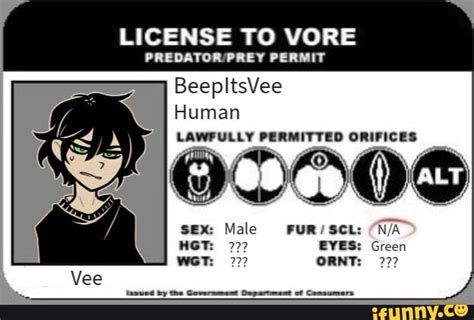 License To Vore Permit Predator Prey Beepltsvee Human Lawfully Permitted Orifices Sex Male Hgt