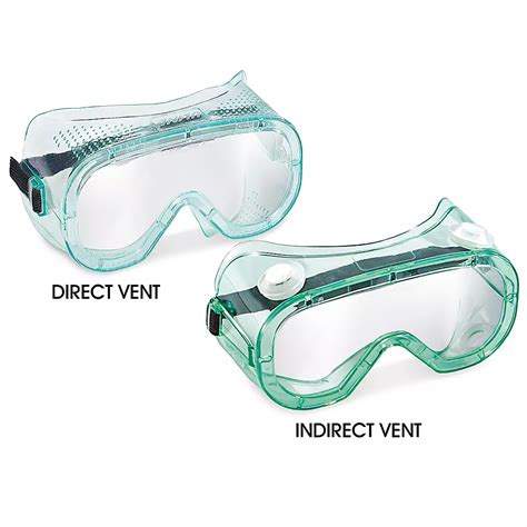 Safety Goggles Over The Glasses Safety Goggles In Stock Uline