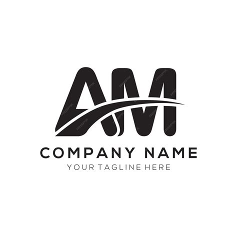 Premium Vector Initial Am Logo Design Vector Template Abstract Letter