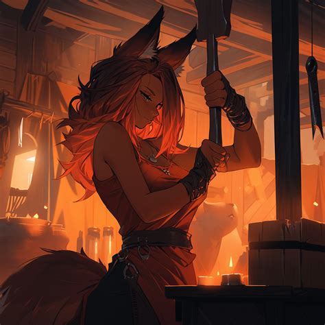 Foxita The Blacksmith By Everspade On Deviantart