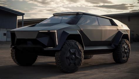 Premium Ai Image Large Off Road Autonomous Vehicle From The Future Electric Vehicle Suv Ev