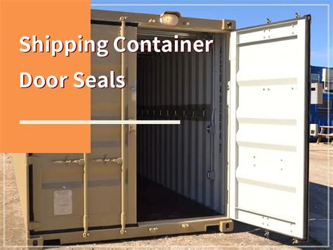 Shipping Container Door Seals