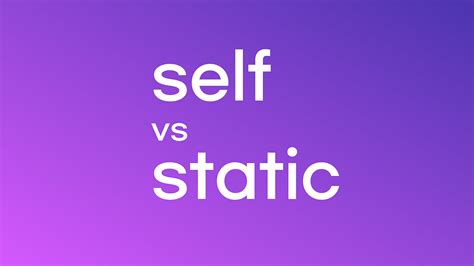 Php Self Va Static By Farhod Nematov Medium Medium