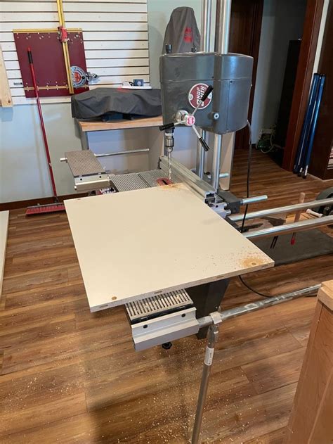 Using Floating Tables To Extend The Shopsmith Drill Press Table