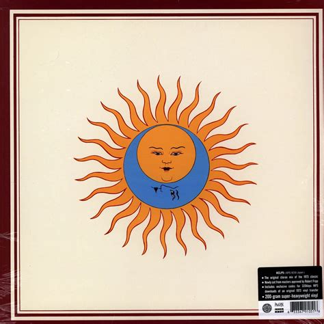 King Crimson Larks Tongues In Aspic Vinyl Lp 1973 Uk Reissue