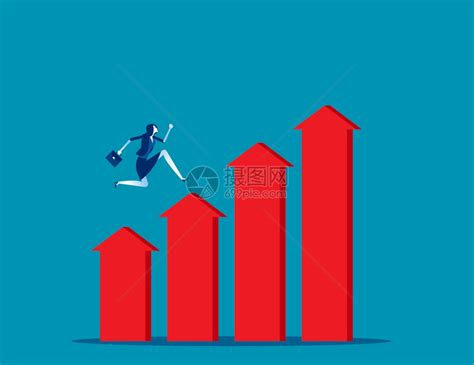 发展与增长平板卡通矢量插图插画图片下载 正版图片306818374 摄图网