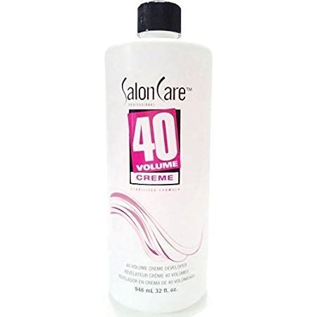Salon Care 40 Volume Creme Developer 32 Oz Beauty