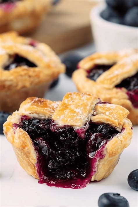 Bite Sized Blueberry Pie Bites Savory Discovery