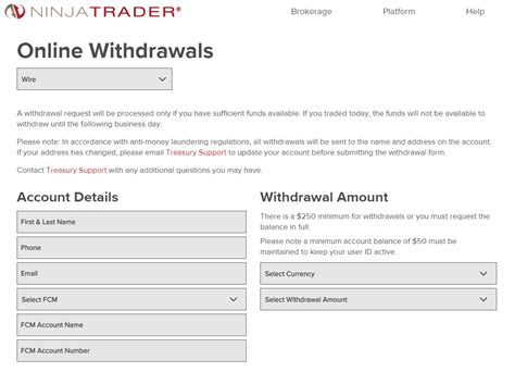 How To Withdraw Money From Ninjatrader Methods And Costs
