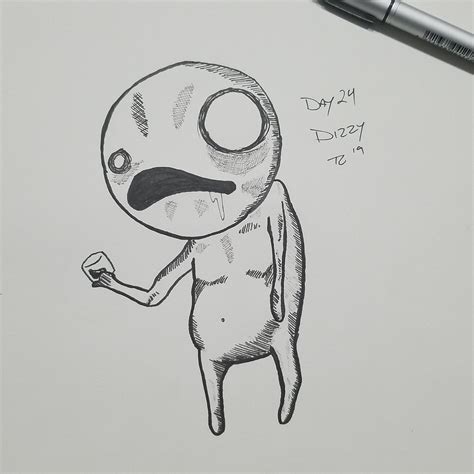 dizzy r inktober