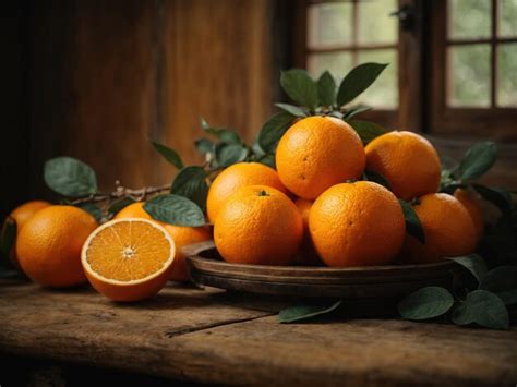 Premium Ai Image Rustic Orange