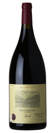 2009 Araujo Eisele Vineyard Napa Valley Syrah 15l Lightly Torn Label Sku 1858927