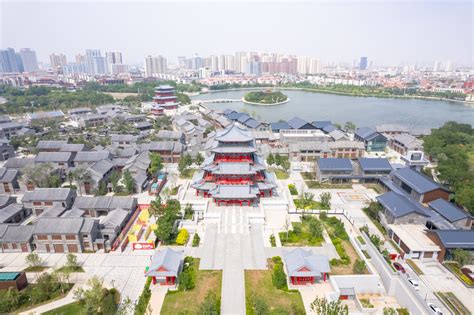 河北沧州高清图片河北沧州南川楼历史文化街区航拍图建筑城市免费下载格式5464像素编号70720877 千图网