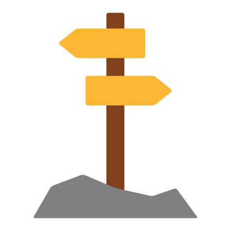 Ícone De Poste De Sinalização Generic Color Fill