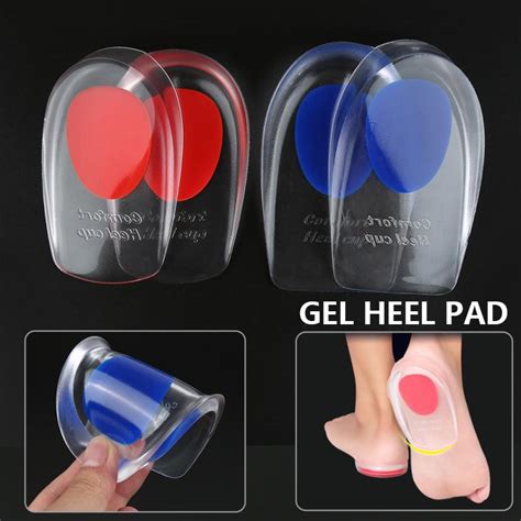 Jual Silicone Heel Cup Pads Gel Heel Cups Plantar Fasciitis Sisipan