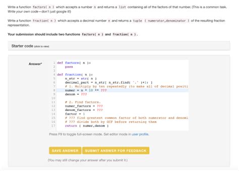 Python 3 Converting A Decimal To A Fraction 10 Points Although