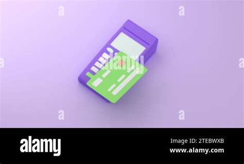 Payment Terminal Animation Near Field Communication Contactless