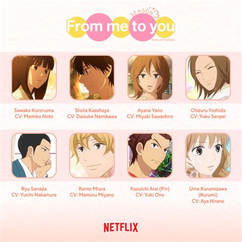 Kimi Ni Todoke From Me To You Season 3 Confirms More Original Voice