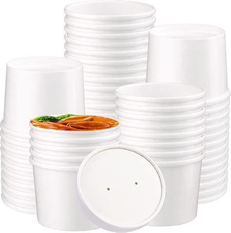 Huaiid Vasos De Papel Para Helado De 12 Onzas Cuencos De Postre