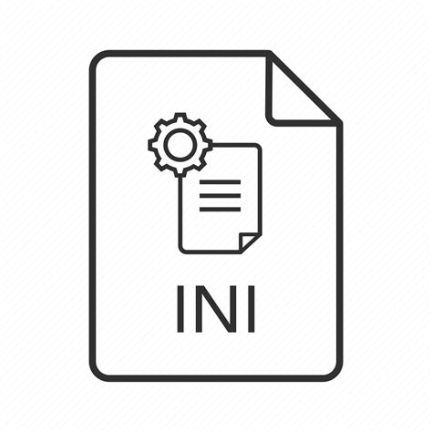 Ini Ini File Ini File Icon Ini Icon Windows Initialization Windows