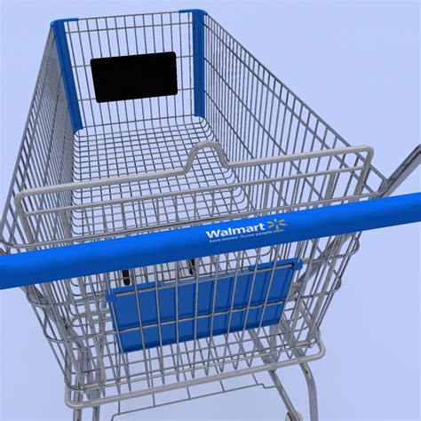 Walmart Shopping Cart 3d Max