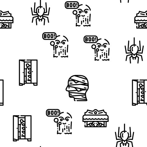 Fear Phobia Problem Vector Seamless Pattern 17292284 Vector Art At Vecteezy