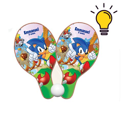 Raquete Ping Pong Sonic Elo7 Produtos Especiais