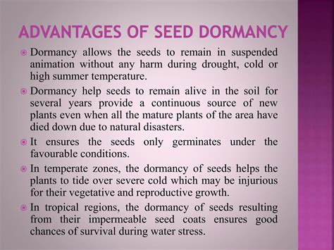 Methods Of Breaking Dormancy Pptx