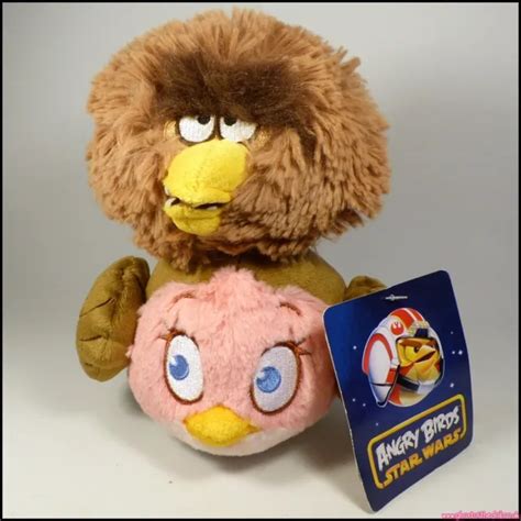 Angry Birds Star Wars Leia And Chewbacca 4 Plush Commonwealth 20092012