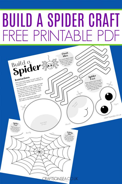 Free Printable Spider Template