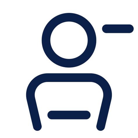 Delete Account Free User Icons