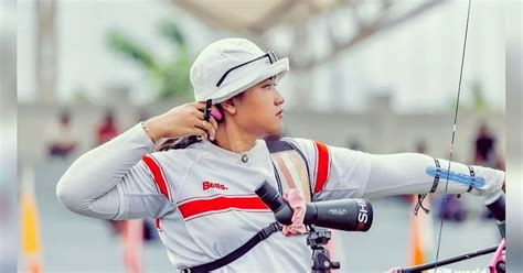 Lebih Dekat Dengan Rezza Octavia Atlet Panahan Indonesia Di Olimpiade Paris 2024 Latihan 1000