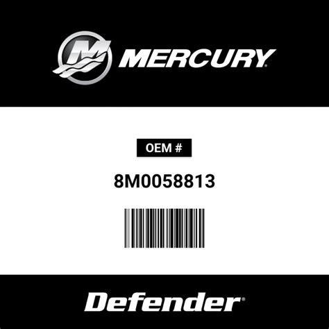 Mercury Oil Jet Assembly 8m0058813 Defender Marine