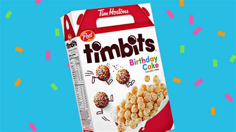 Where To Order Tim Hortons Timbits Birthday Cake Cereal By Post
