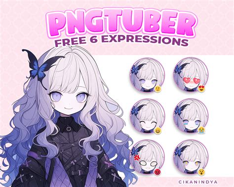 Png Tuber Elevate Your Stream With A Beautiful Png Tuber Girl Dark